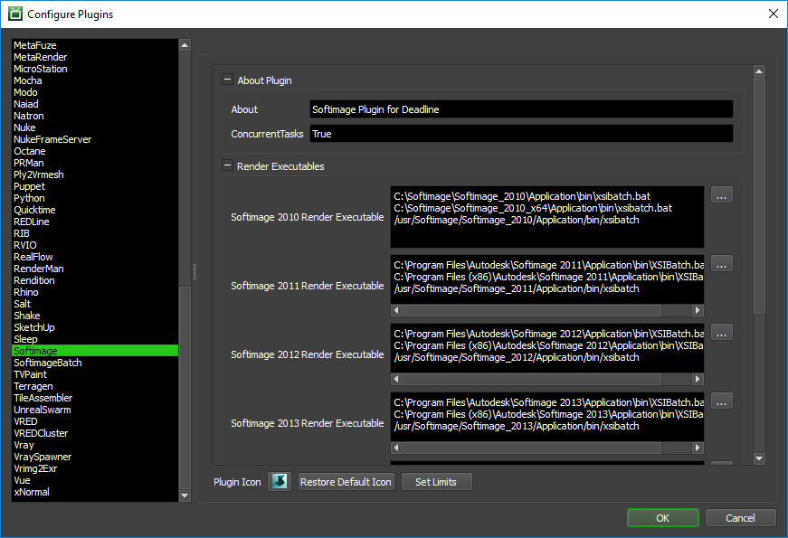 Softimage — Deadline 10.3.0.10 documentation